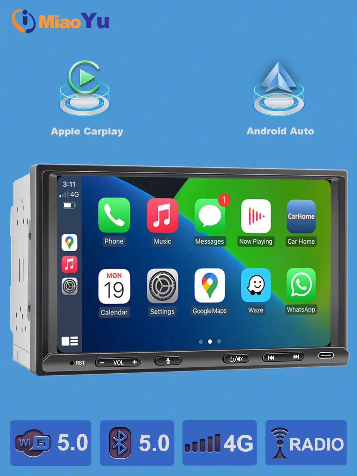 Reproductor-Multimedia-Universal-para-coche-Radio-Est-reo-de-7-pulgadas-con-Android-doble-Din ...