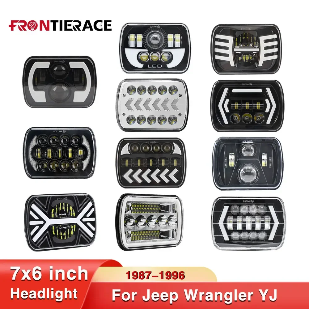 Faro-LED-DRL-m-s-brillante-para-camioneta-Toyota-luz-Halo-de-haz-alto-y ...