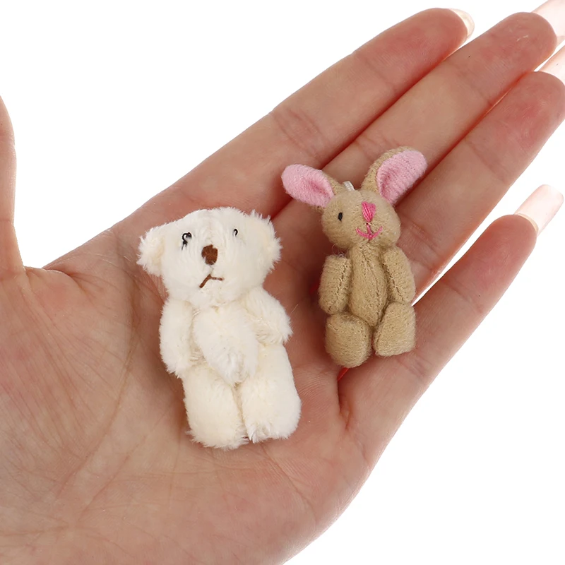 Mini Furniture Dolls Decor | Doll Accessories Mini Rabbit | Plush ...