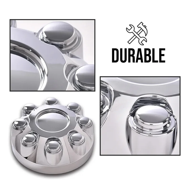 Practical 4Pcs 17Inch Wheel Hub Center Caps Chrome 8 Lug 52121450AB ...