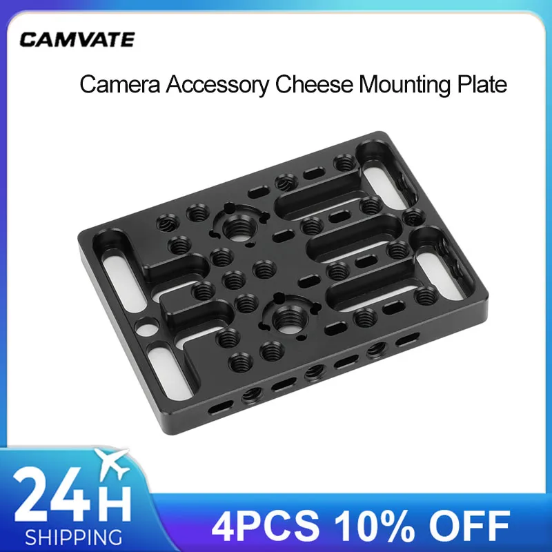 CAMVATE Camera Multipurpose Baseplate Accessory Cheese Mounting Plate ...