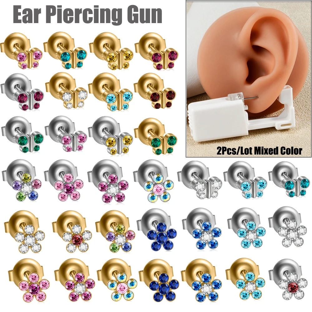 2Pcs-Mixed-Color-Disposable-Sterile-Ear-Piercing-Unit-Ear-Tragus ...