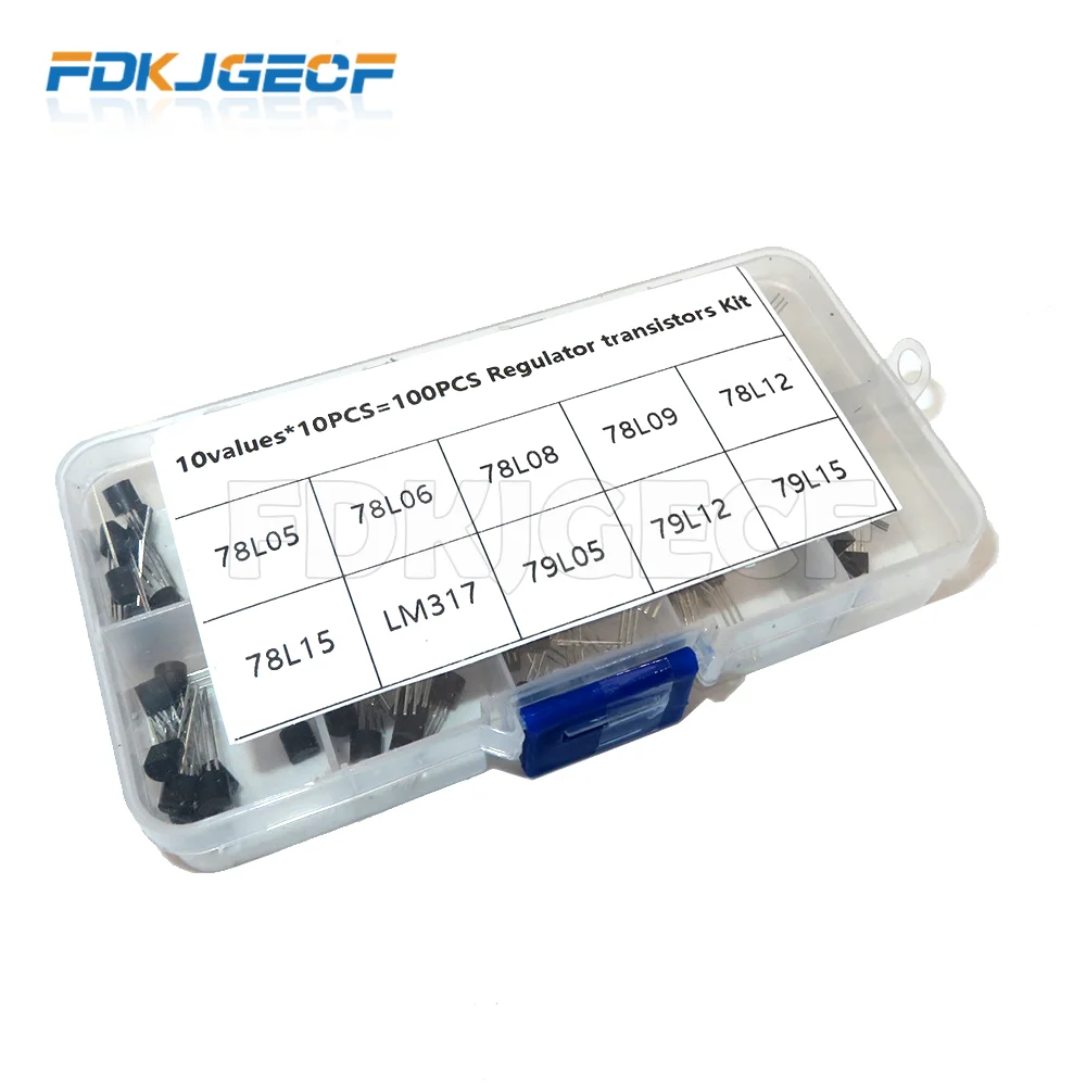100pcs-box-TO-92-Voltage-regulator-transistors-assortment-Kit-78L05 ...