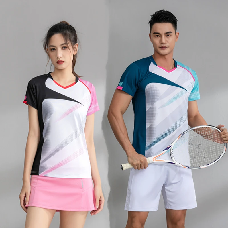 High-End-Tennis-Shirt-Women-Men-Badminton-Uniform-Table-Tennis-Clothes ...