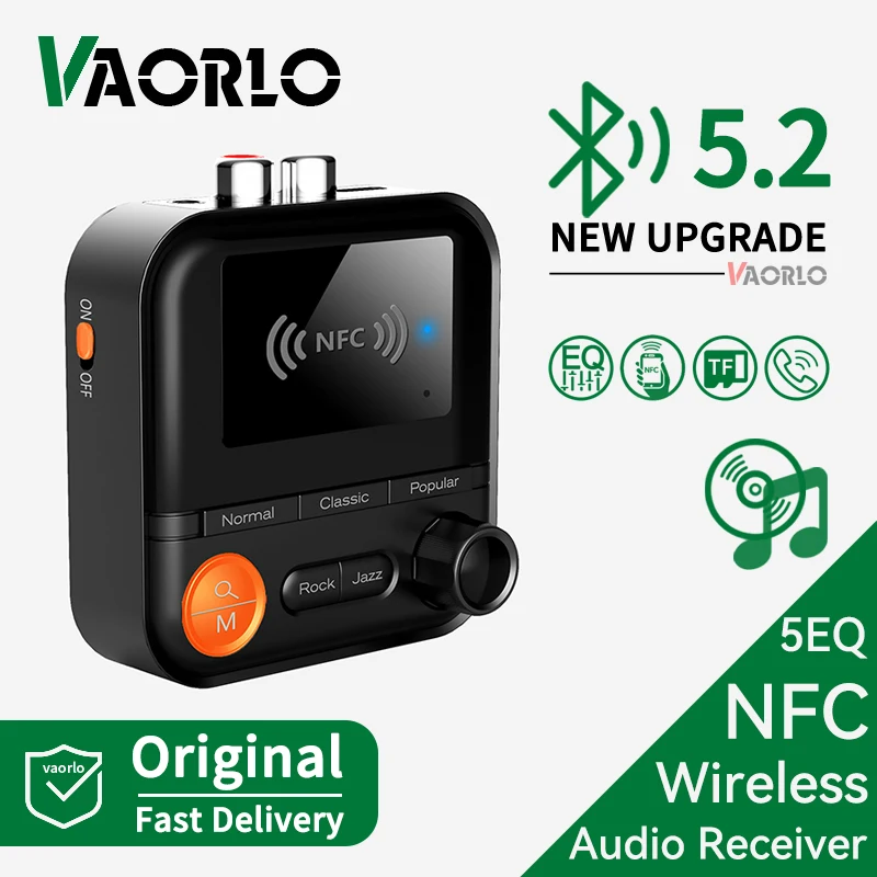NFC-Bluetooth-Audio-Receiver-5-EQ-Music-Effects-Wireless-Adapter-With ...