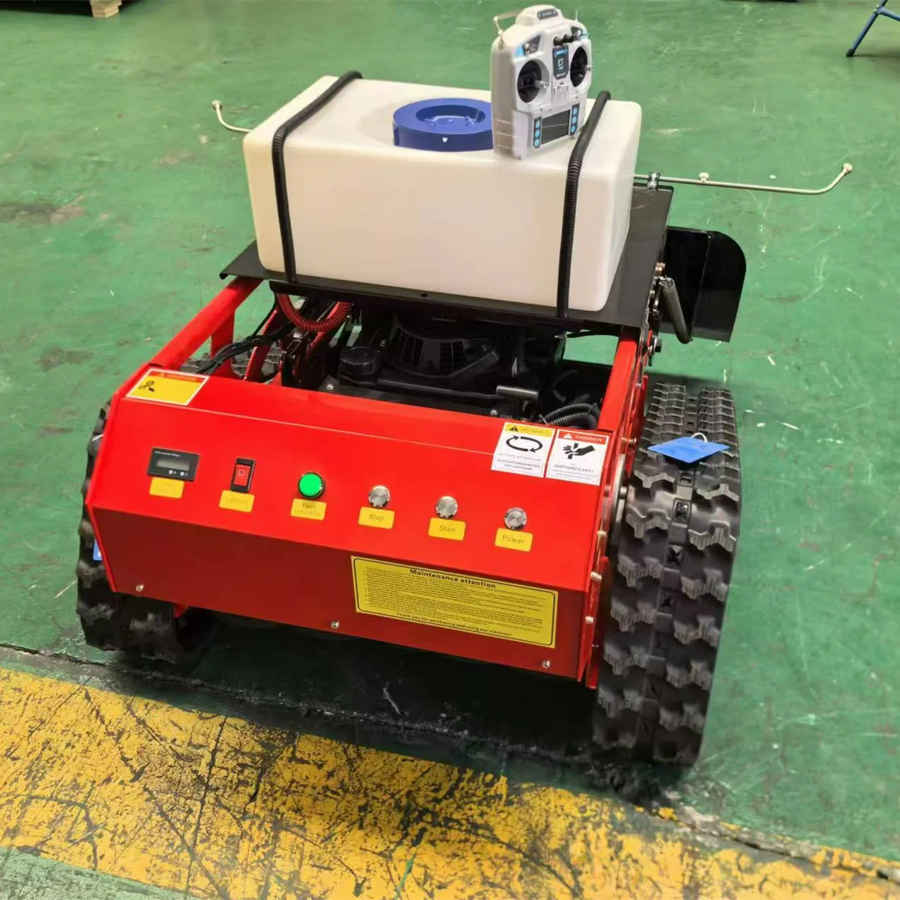 Mini-intelligent-remote-control-gasoline-lawn-mower-self-propelled-zero ...