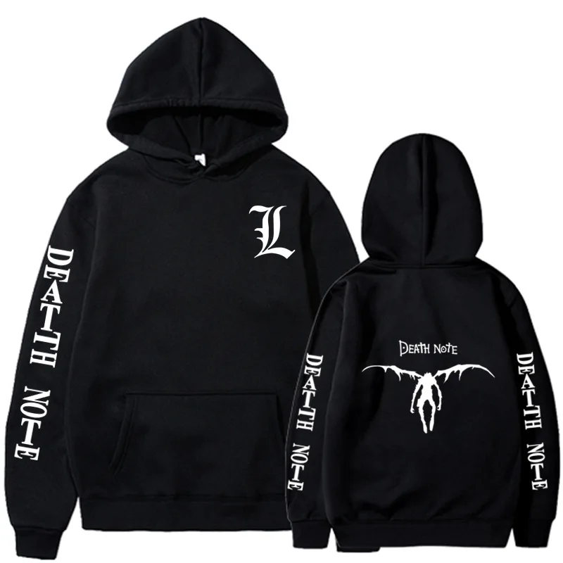 Sudadera con capucha de Anime japonés Death Note para hombre y mujer ...