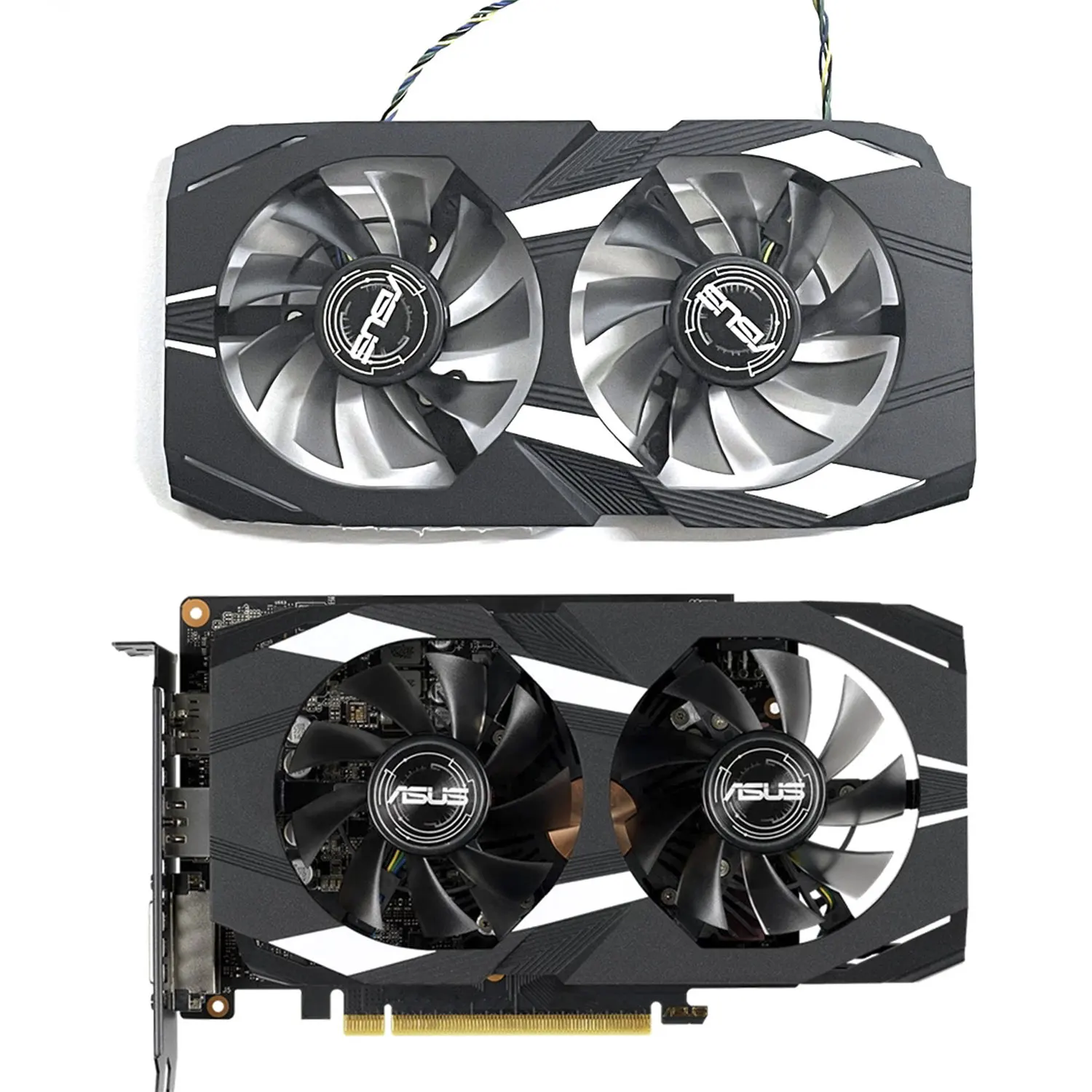 75MM FD8015U12S 6PIN GTX1650 1660TI GPU Fan for ASUS GTX 1650 1660Ti ...