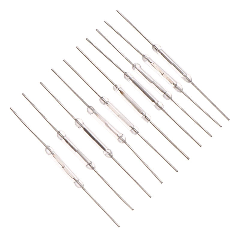 10Pcs-N-O-Reed-Switch-Magnetic-Switch-2-14MM-Normally-Open-Magnetic ...