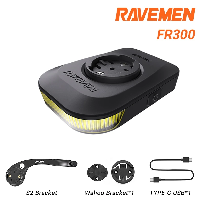 RAVEMEN-FR300-FR160-Bike-Daytime-Headlight-Compatible-with-Garmin-XOSS ...