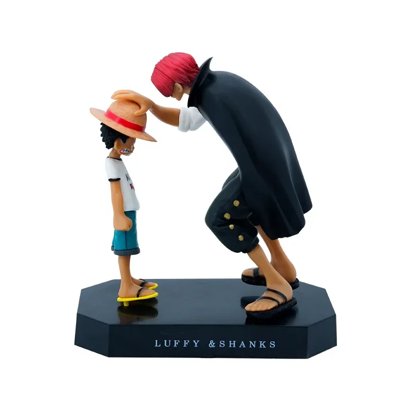 18cm-Anime-One-Piece-Luffy-And-Shanks-Action-Figures-Cartoon-Model ...