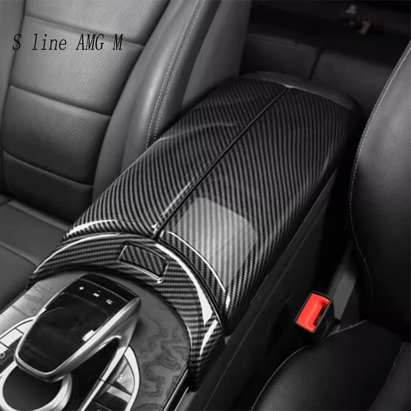 For-Mercedes-Benz-C-class-W205-GLC-X253-2015-2021-Carbon-fiber-Car ...