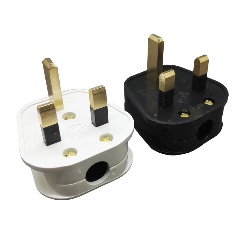 Ac Electrical Power Rewireable Plug | Wire Extension Cord Plug - Uk 3 ...