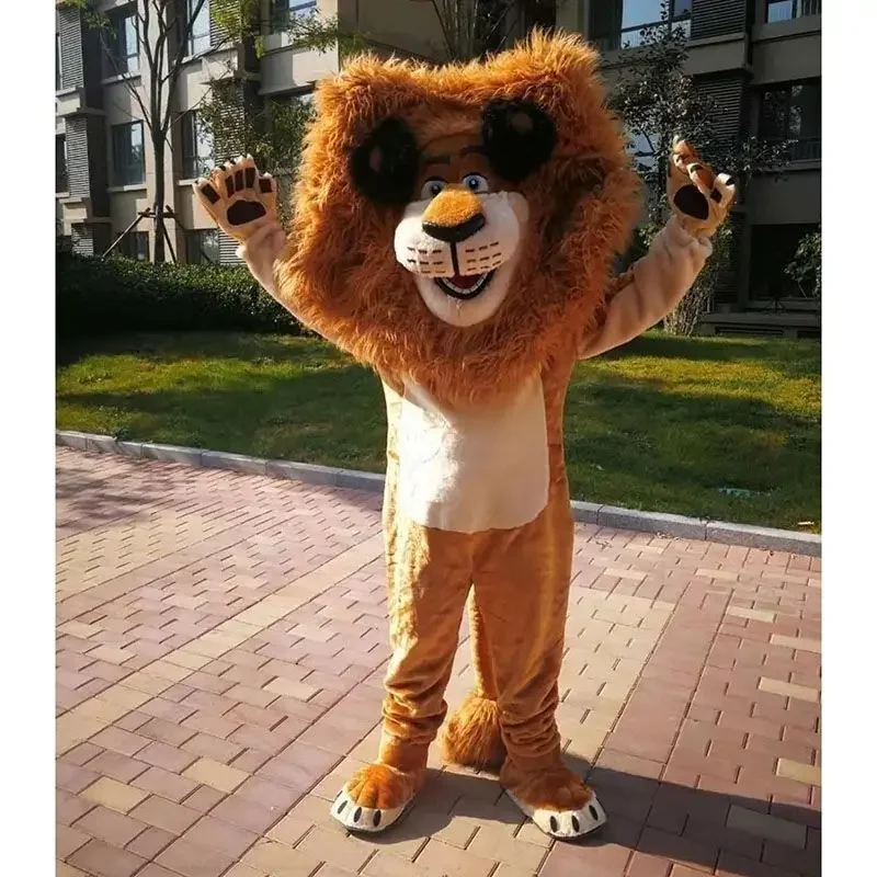 Lion Mascot Costume Cosplay Halloween Carnival Party Event Anime Adult ...