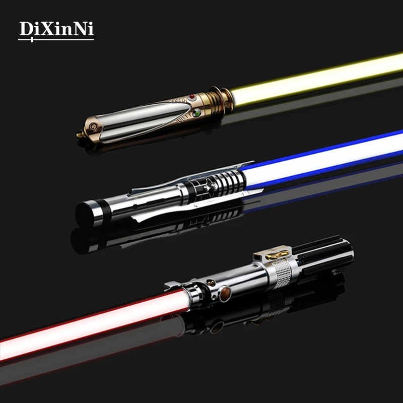 RGB Metal Lightsaber Cosplay Laser Sword Toy FX Duel Light Sword ...