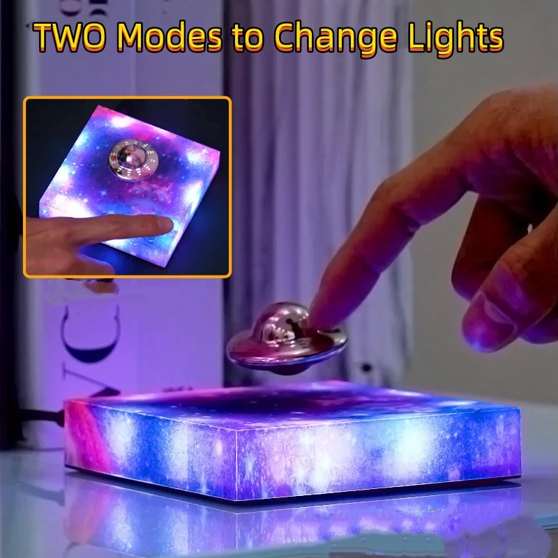 Magnetic Levitating Light Floating UFO Mini Heart Small Night Light ...