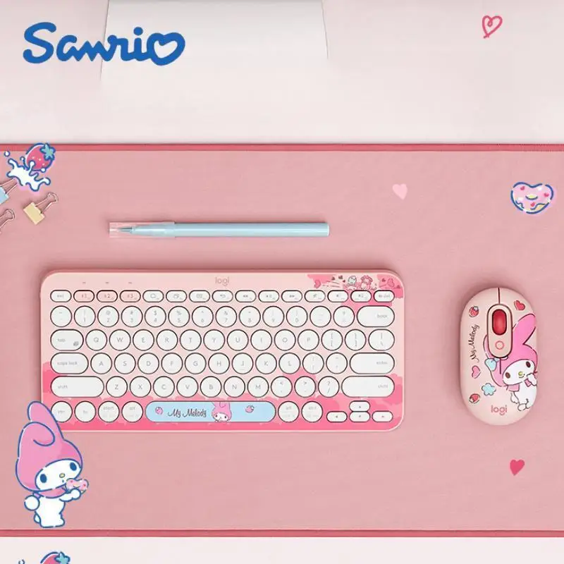 Sanrio-teclado-inal-mbrico-My-Melody-Logitech-Mini-teclado-compacto ...