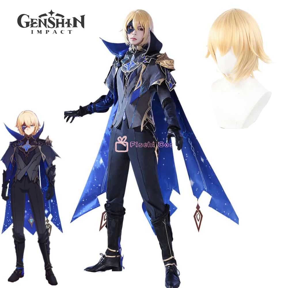 Genshin Impact Dainsleif Games Costume Wig Dainsleif Cosplay - Cosplay ...