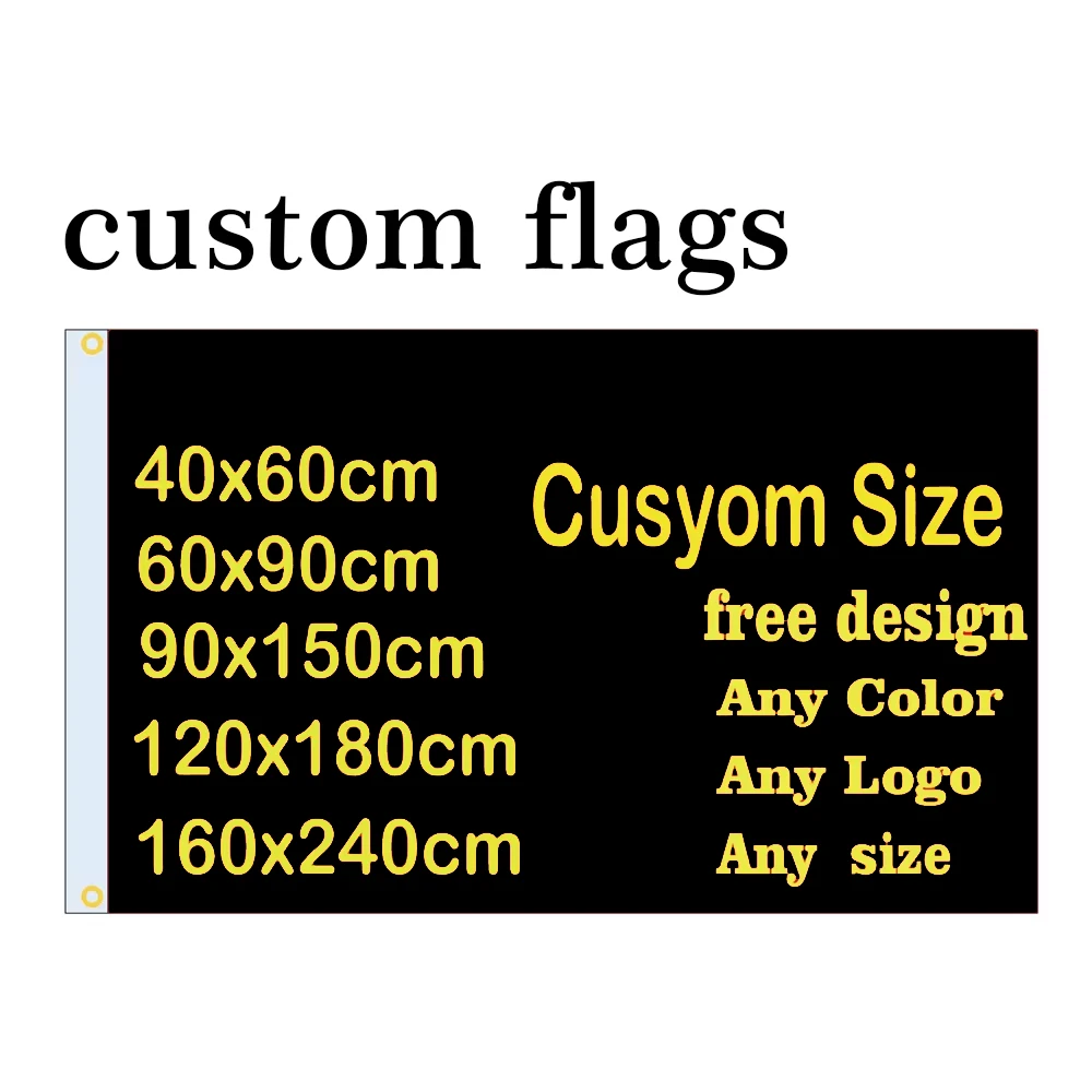 Custom Digital Print Flags/Banners for Logos Party Decorations Car ...