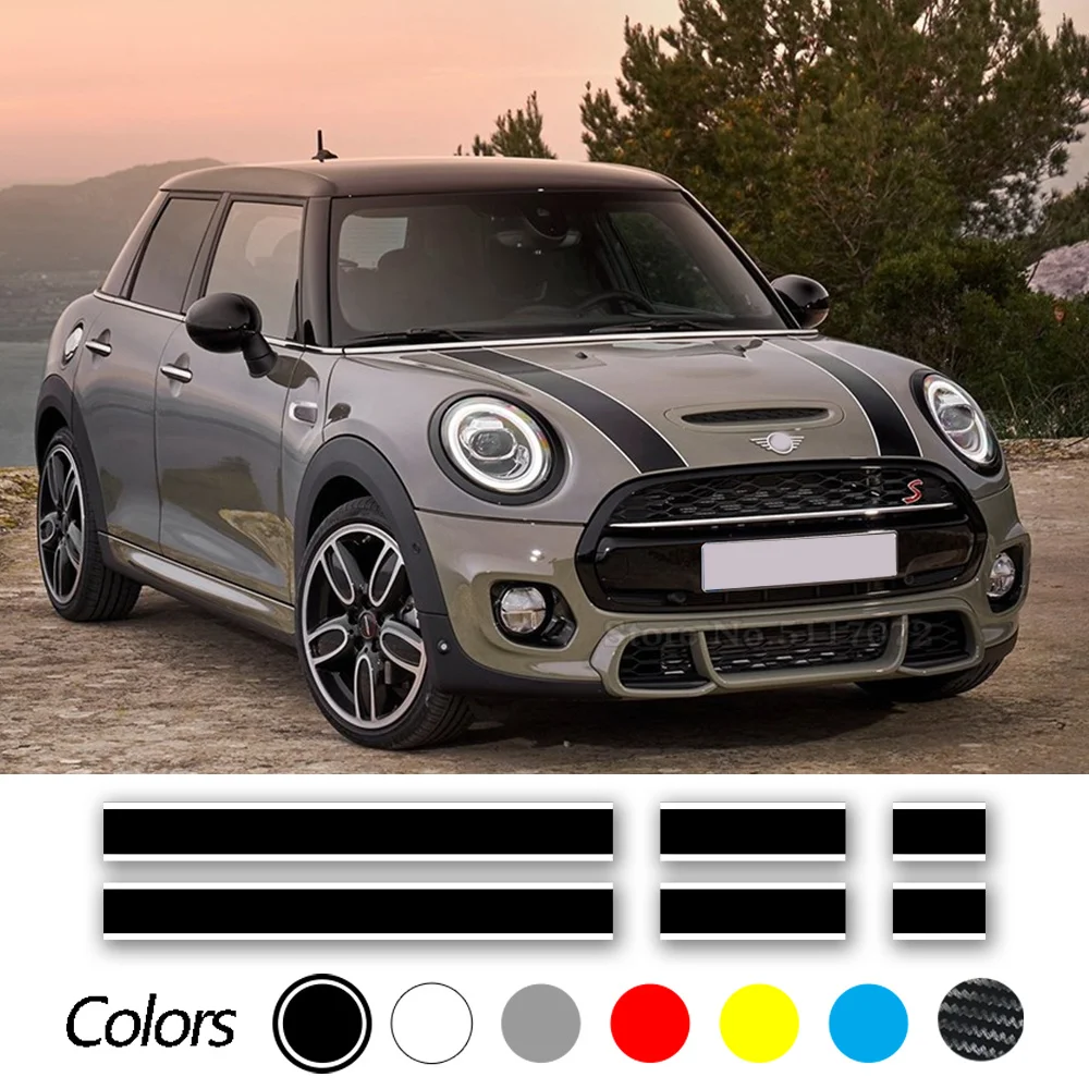 Autocollant-de-capot-de-voiture-pour-MINI-Cooper-bande-de-couverture-de ...