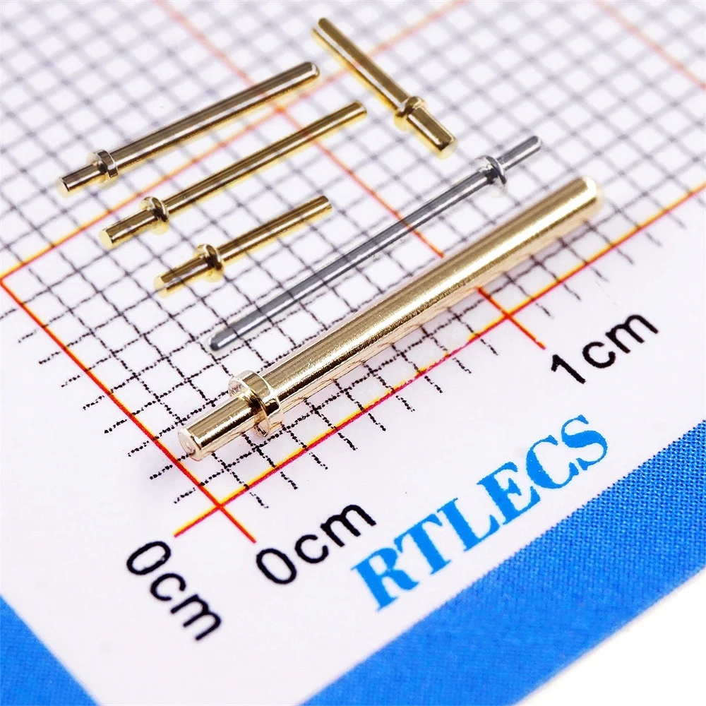 100/2000 Pcs Printed Circuit Board Male PCB Pins Gold Plated Press-Fit ...