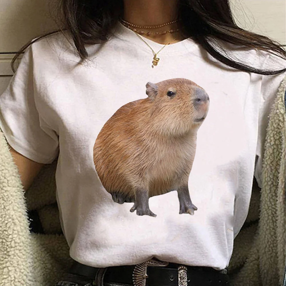 Capybara-camisetas-para-mujer-ropa-de-calle-japonesa-harajuku-ropa-gr ...