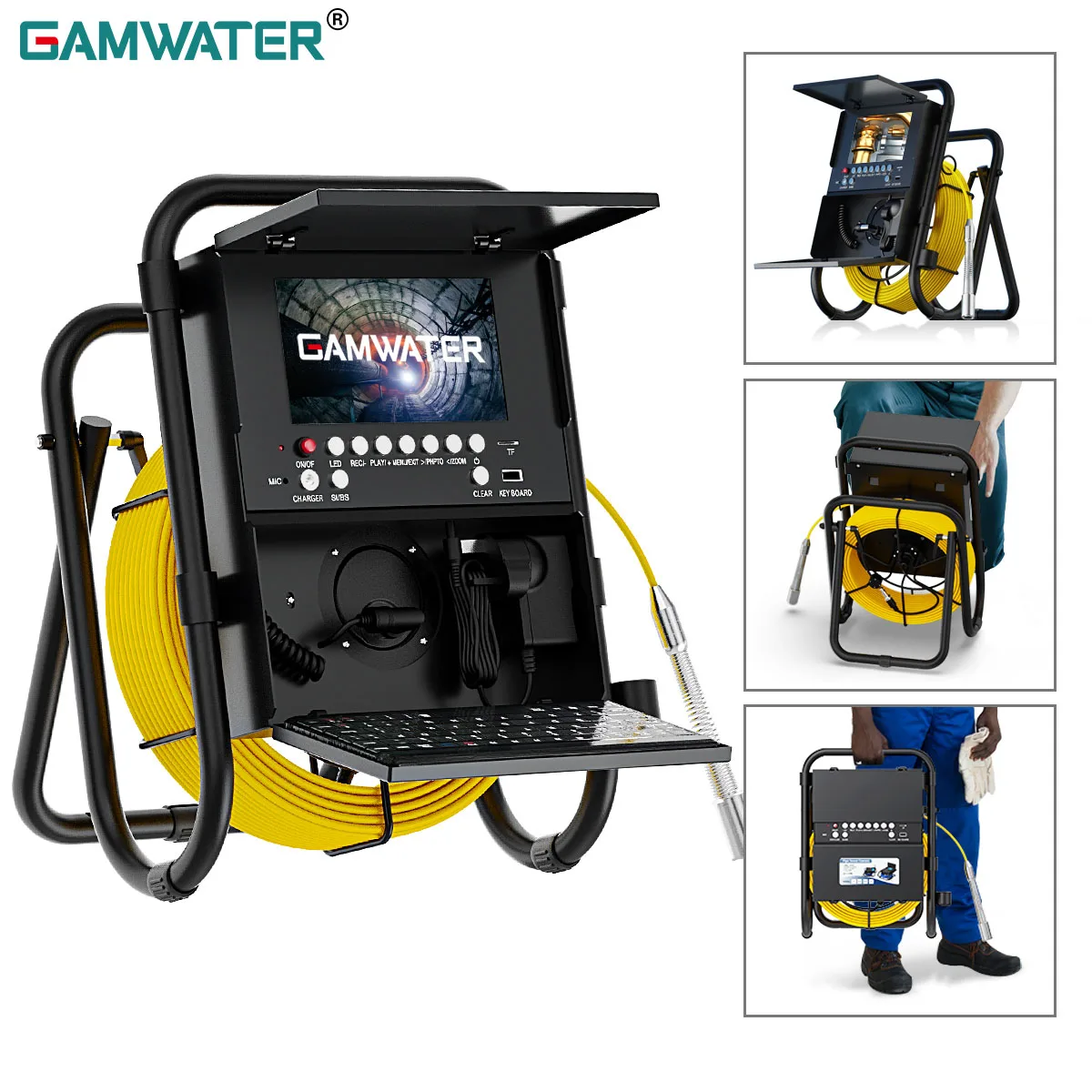 GAMWATER-17-23MM-Sewer-Endoscope-Camera-with-512HZ-DVR-16G-Meter ...