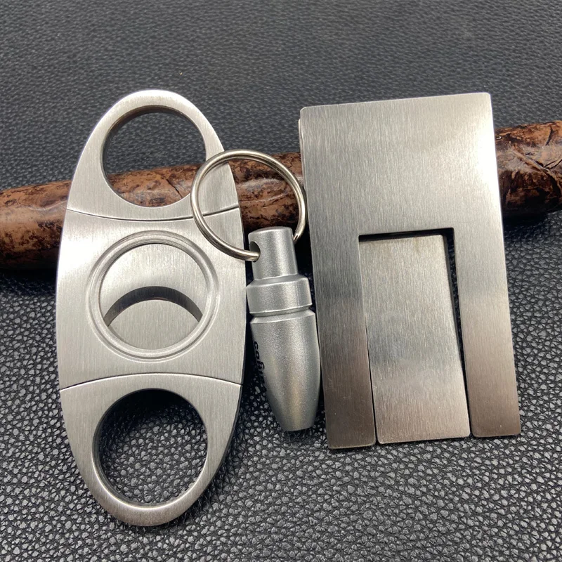 2022-New-3-pcs-Set-Portable-Cigar-Holder-Stainless-Steel-Blade-Cigars ...