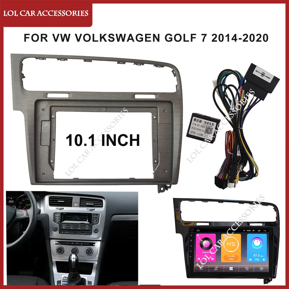 10-1-Inch-Car-Radio-Fascias-For-VW-Volkswagen-Golf-7-2014-2020-GPS-Mp5 ...