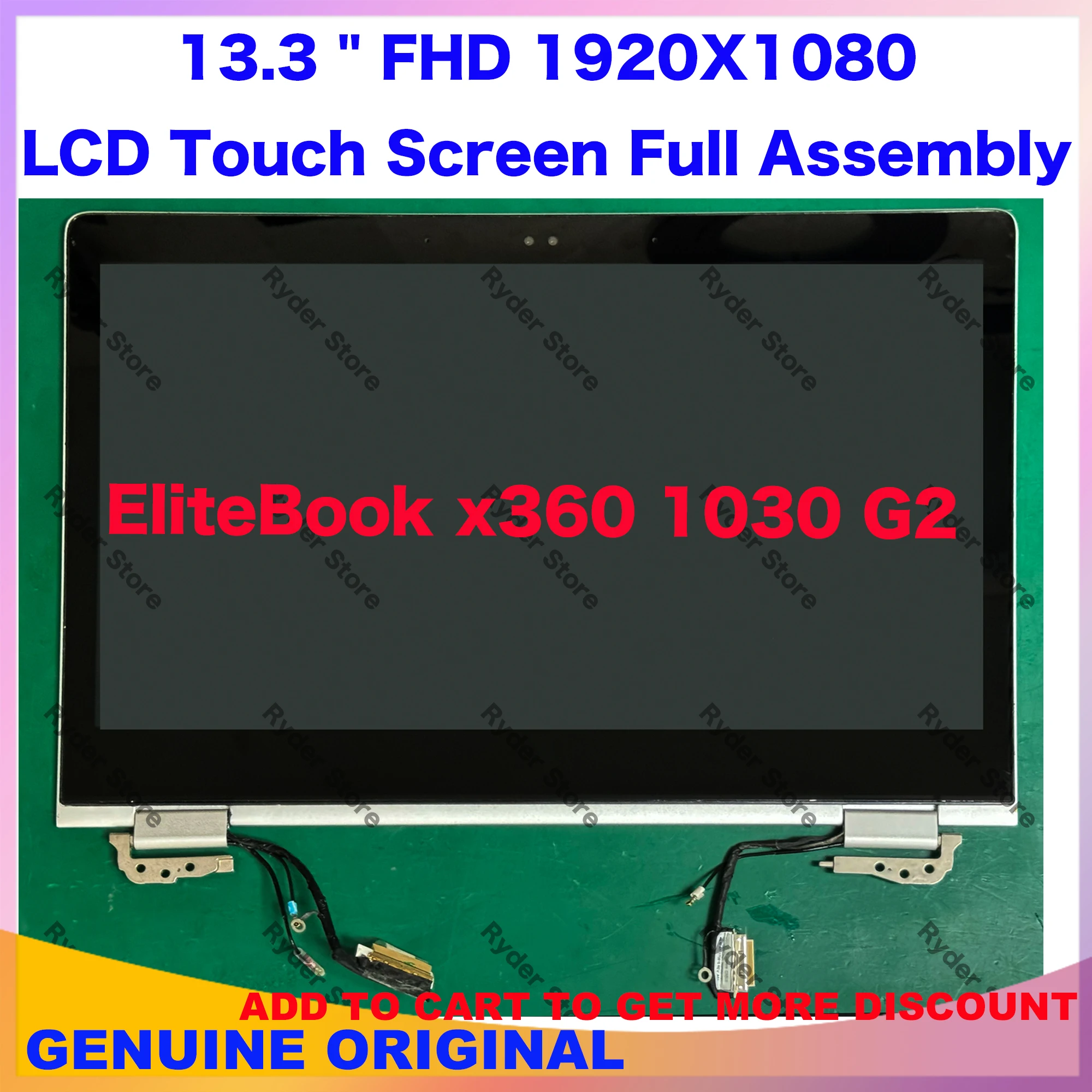 Full ASSY For HP EliteBook x360 1030 G2 LCD Touch Screen Complete ...
