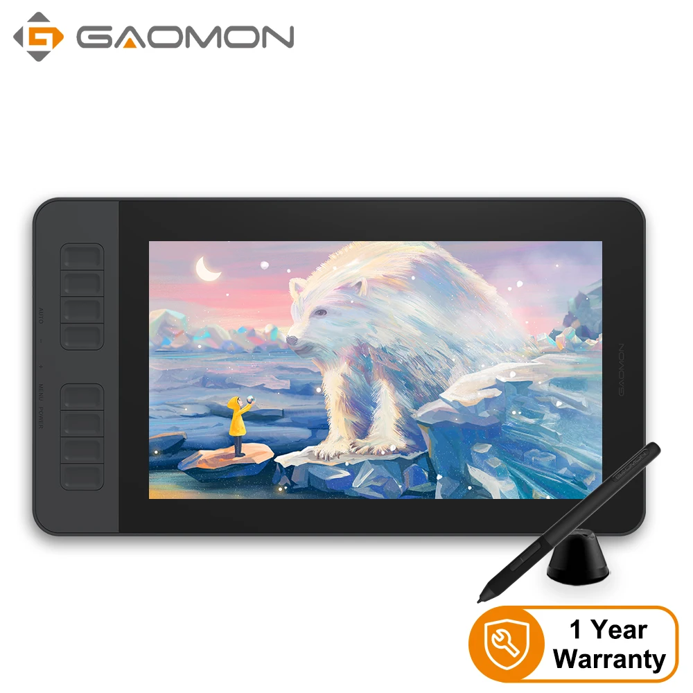 GAOMON-PD1161-IPS-HD-tableta-gr-fica-Monitor-con-8-teclas-de-acceso ...