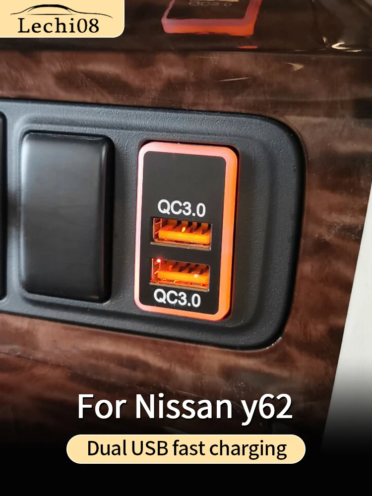 Usb-fast-charging-port-for-nissan-y62-patrol-nissan-patrol-y62-interior ...