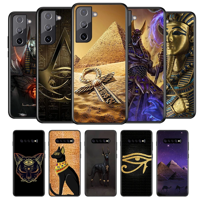 Egypt-Nefertiti-Anubis-Ankh-For-Samsung-Galaxy-S23-S22-S21-S20-Ultra ...
