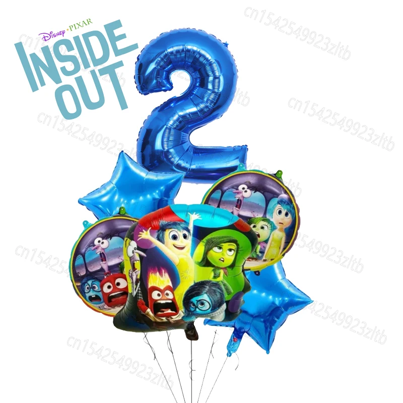 Juego de 5 globos de fiesta de cumpleaños para niñas y niños, de Inside ...