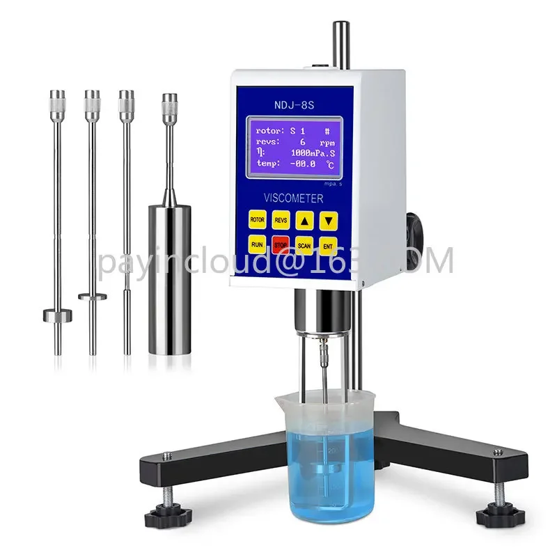 Attachment-New-Digital-Rotary-Viscometer-High-Precision-Paint-Viscosity ...