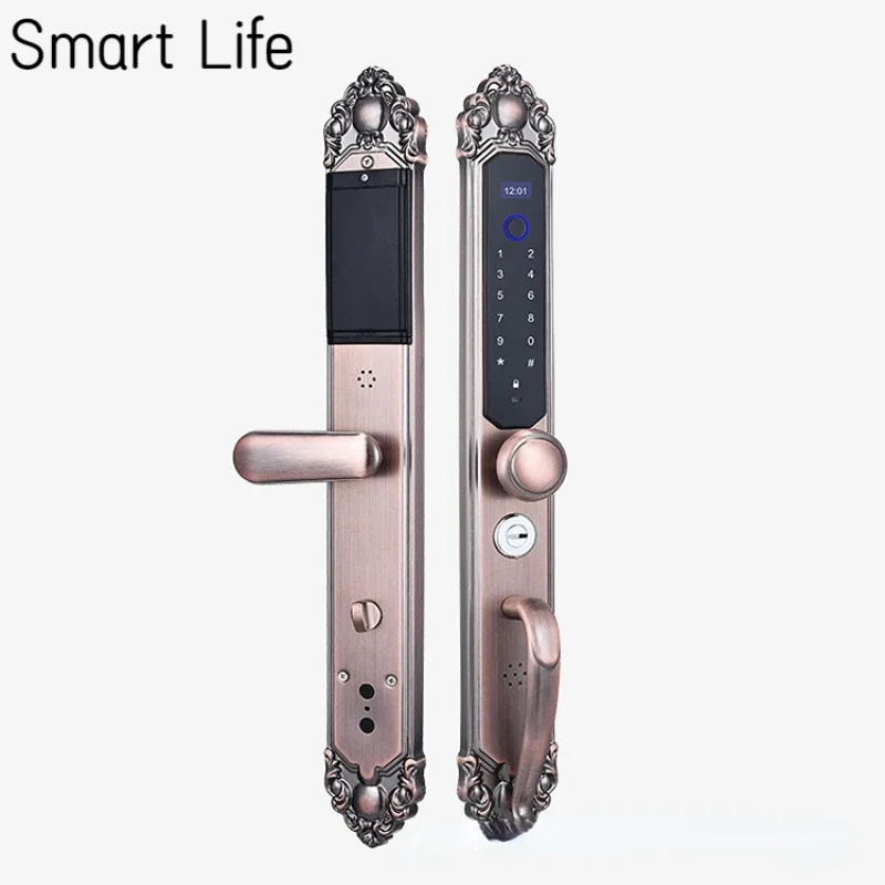 Luxury-European-style-Villa-Smart-Fingerprint-Door-Lock-Security-hotel ...