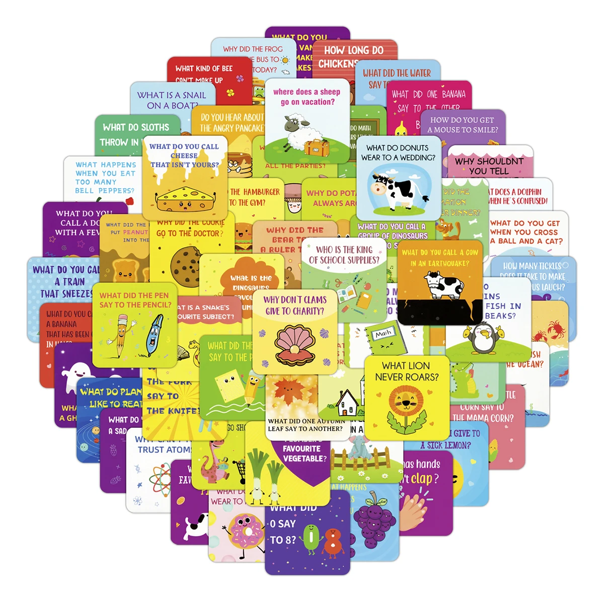 60pcs-Joke-Positive-Affirmation-Cards-Cute-Lunchbox-Notes-Fun-Inspiring ...