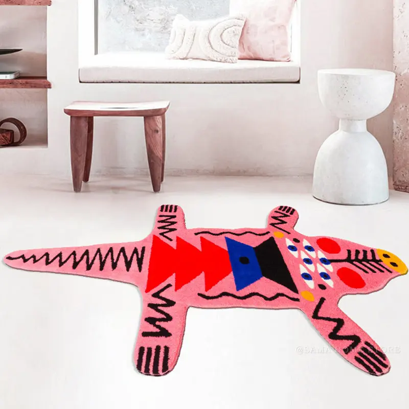 Cartoon Alien Beast Rug, Decoração do quarto, Tapete de casa, Decoração ...