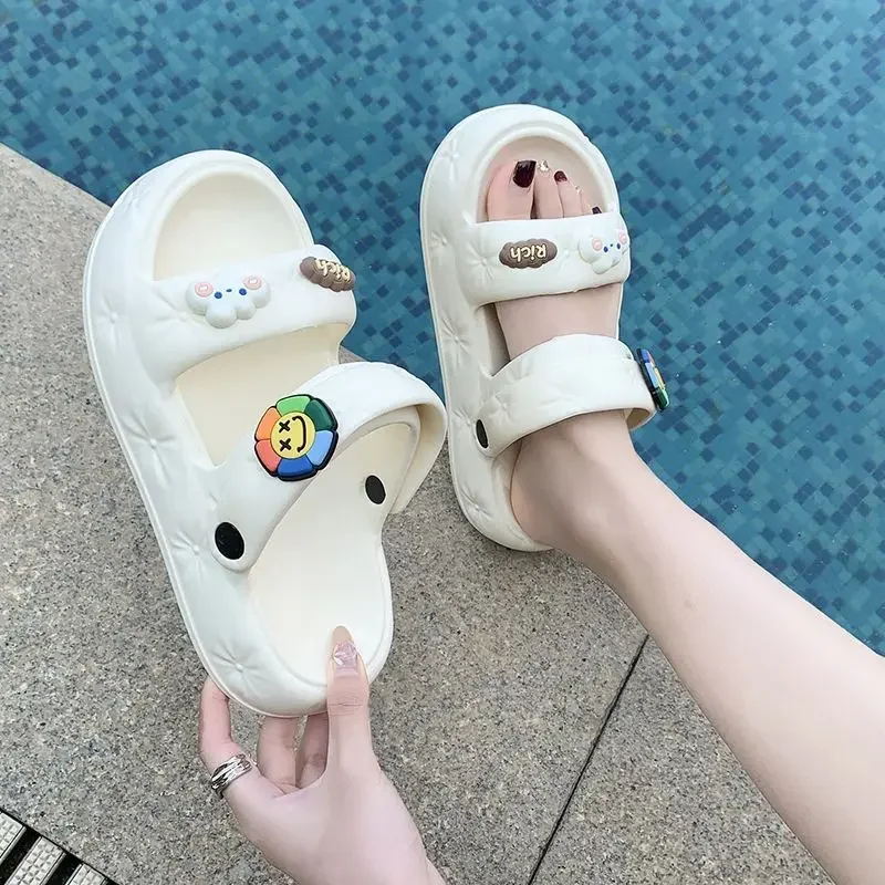 Fashion-Women-s-Sandals-Summer-New-Leisure-Travel-Flat-Platform-Slides ...