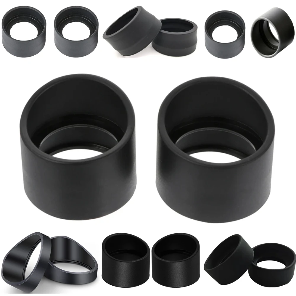 2 PCS 28-36mm Various Soft Rubber Eyepiece Eye Shields Eye Cups Guards ...