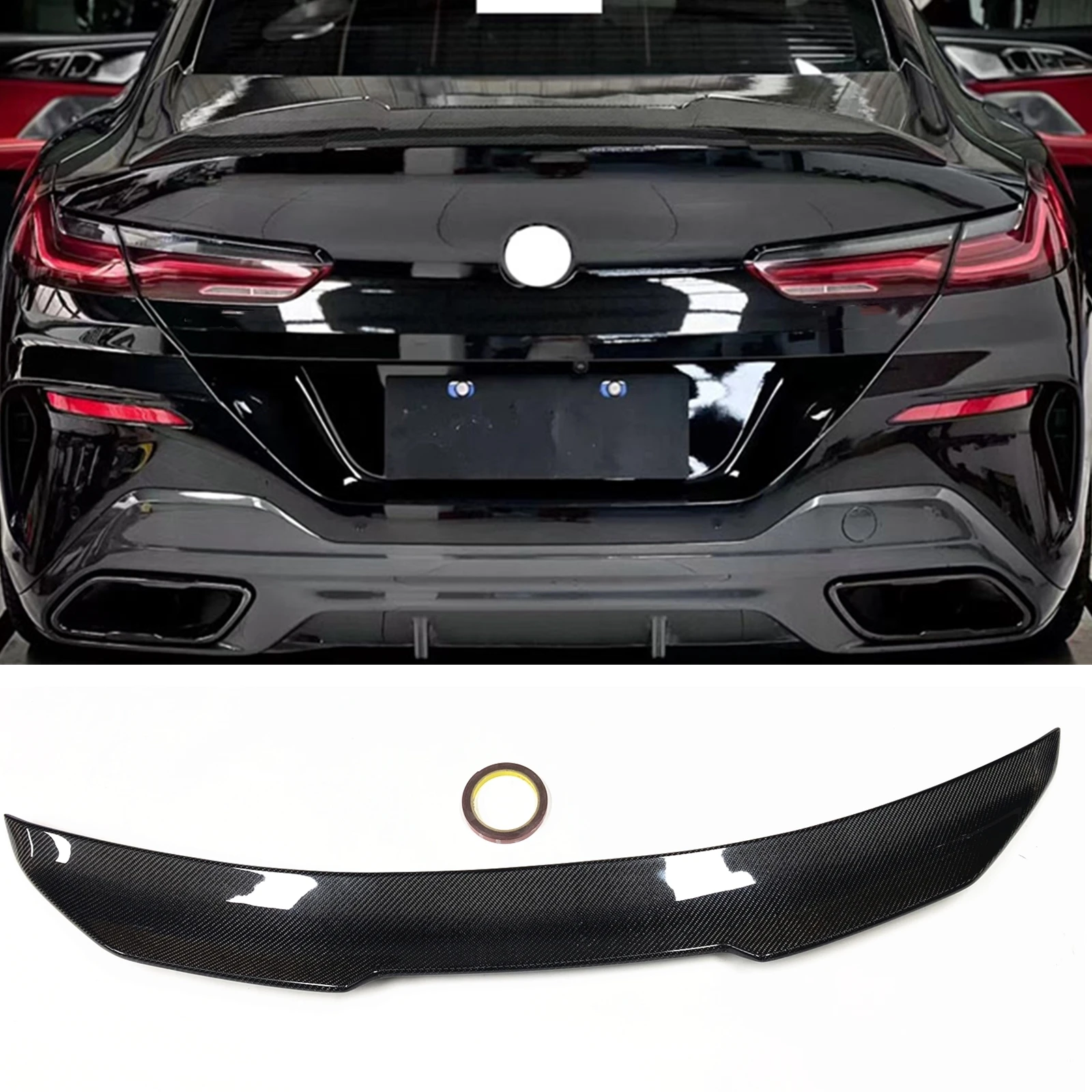 Rear-Trunk-Lid-Spoiler-Wing-For-BMW-8-Series-G15-840i-F92-M8-2019-2023 ...