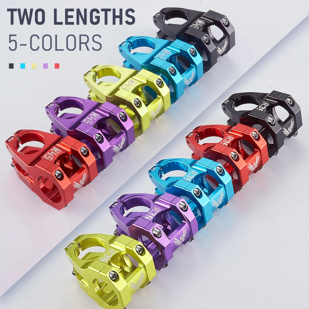 Mountain Bike Power Stem 35/45mm Length 0 Degrees Road Bike Stem 28.6mm ...