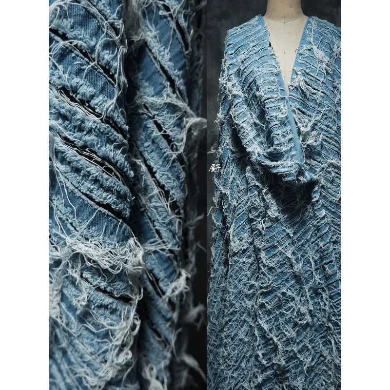 Ragged Clothing Heavy Industry Creative Three-dimensional Raw Edge ...