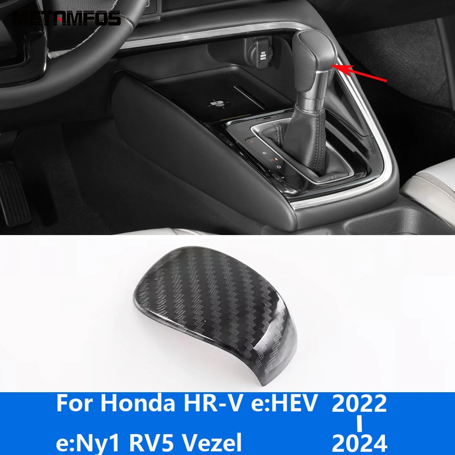 Accessories-For-Honda-HR-V-e-HEV-e-Ny1-RV5-Vezel-2022-2023-2024-Carbon ...