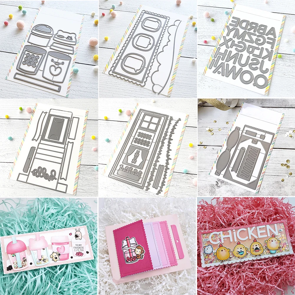 Slim-Card-Basics-Boba-Shaker-Cutting-Dies-Alphabets-Mega-Flipper-Slim ...