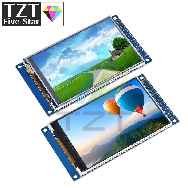 3.5" 3.5 inch TFT LCD Touch Screen Module 480x320 ST7796U ILI9486 LCD ...