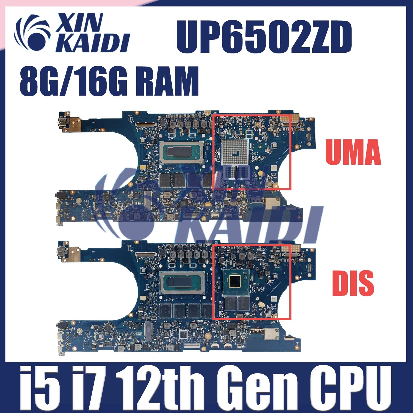 Computer-Mainboard-For-ASUS-ZenBook-Pro-15-Flip-UP6502Z-UP6502ZD-Laptop-Motherboard-With-i5 ...