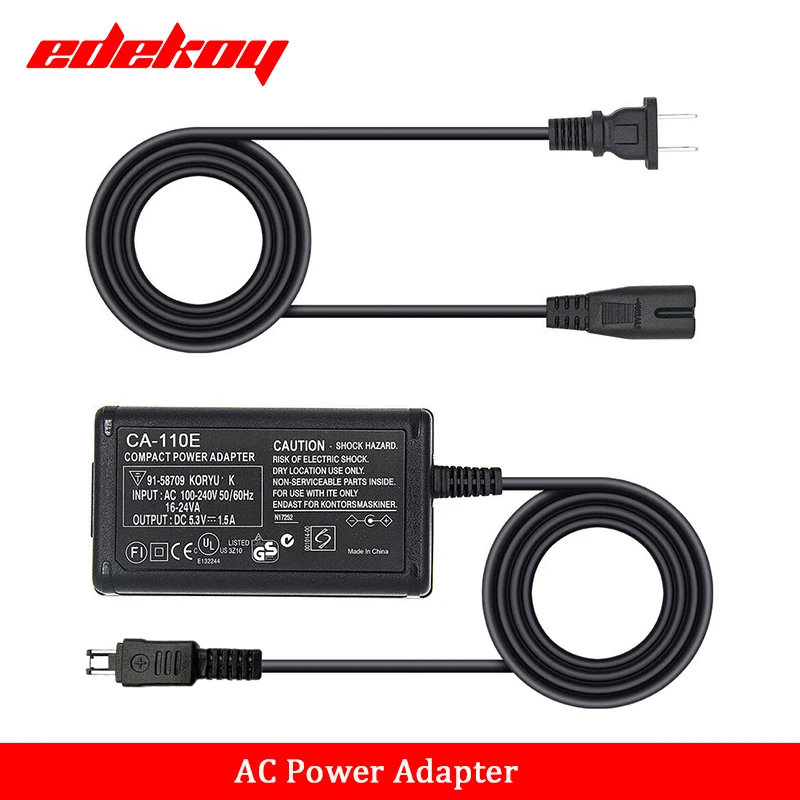 CA-110 AC 전원 어댑터 CA110 충전기, 캐논 VIXIA HF R200 R20 R21 M500 M50 M52 R300 ...