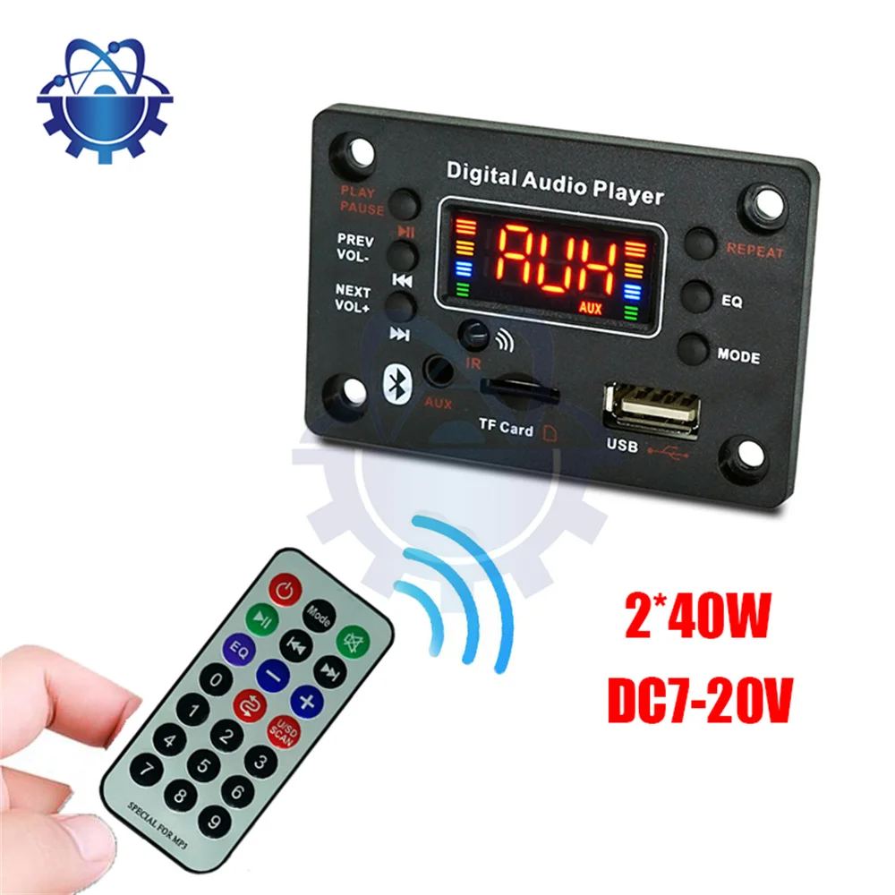 DC7-25V-2-40W-80W-Amplifier-Bluetooth-5-0-MP3-Decoder-Board-MP3-Player ...