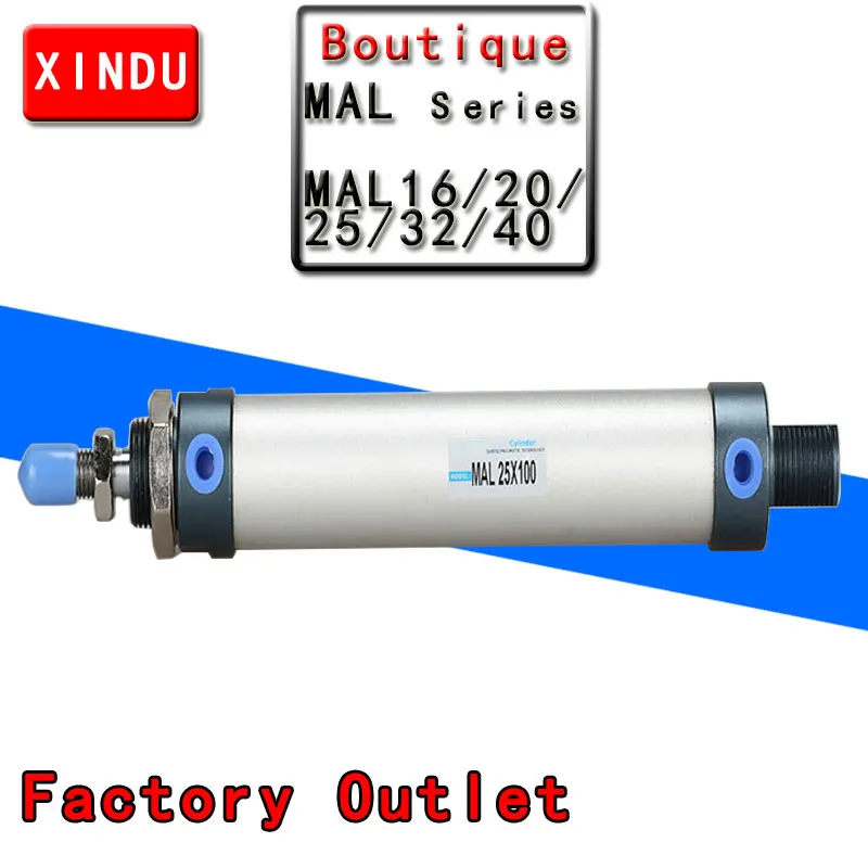 Air Pneumatic Cylinders Double Compressed Air Cylinder Cylind Mini Bore ...